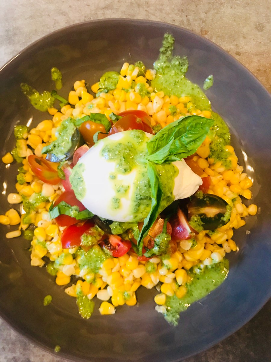 Corn and Tomato Salad – a goose and a gangster